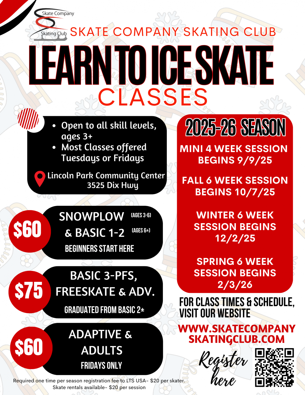 Learn To Skate! - Skate Company Skating Club